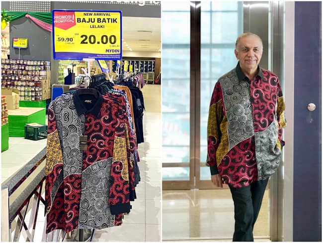 "Auto nampak mahal", Bos Mydin relaks pakai baju batik jenama sendiri ...
